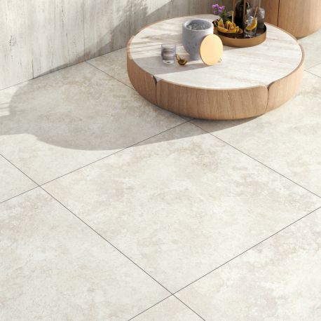 Carrelage grès cérame - ELYSIAN TRAVERTINO PEARLY CROSS - Mirage